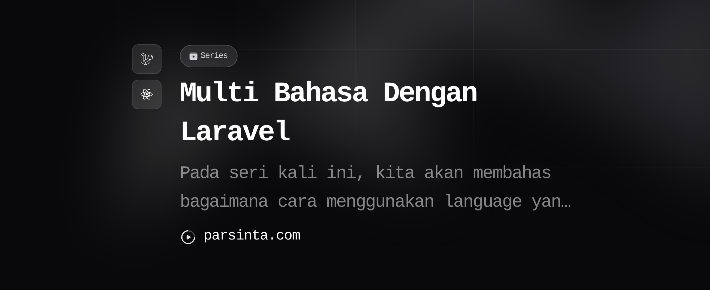 Multi Bahasa Dengan Laravel / Parsinta