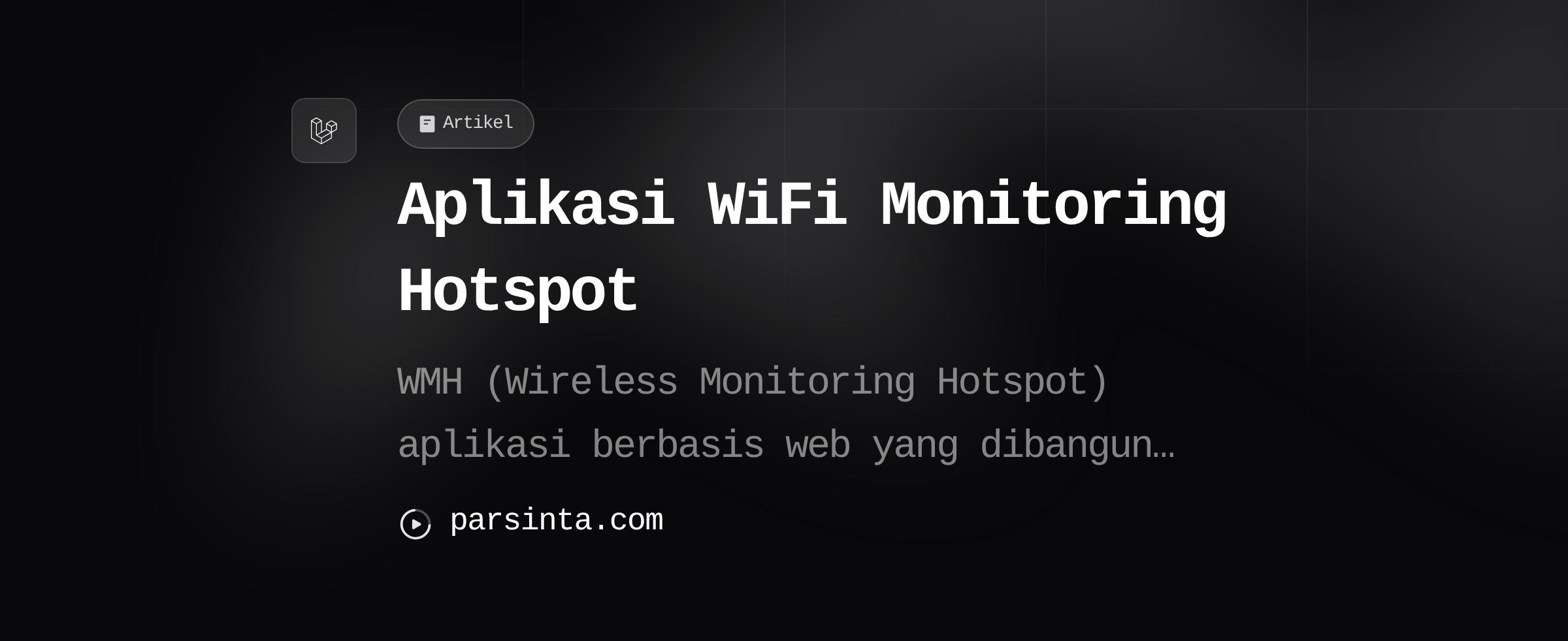 Aplikasi WiFi Monitoring Hotspot