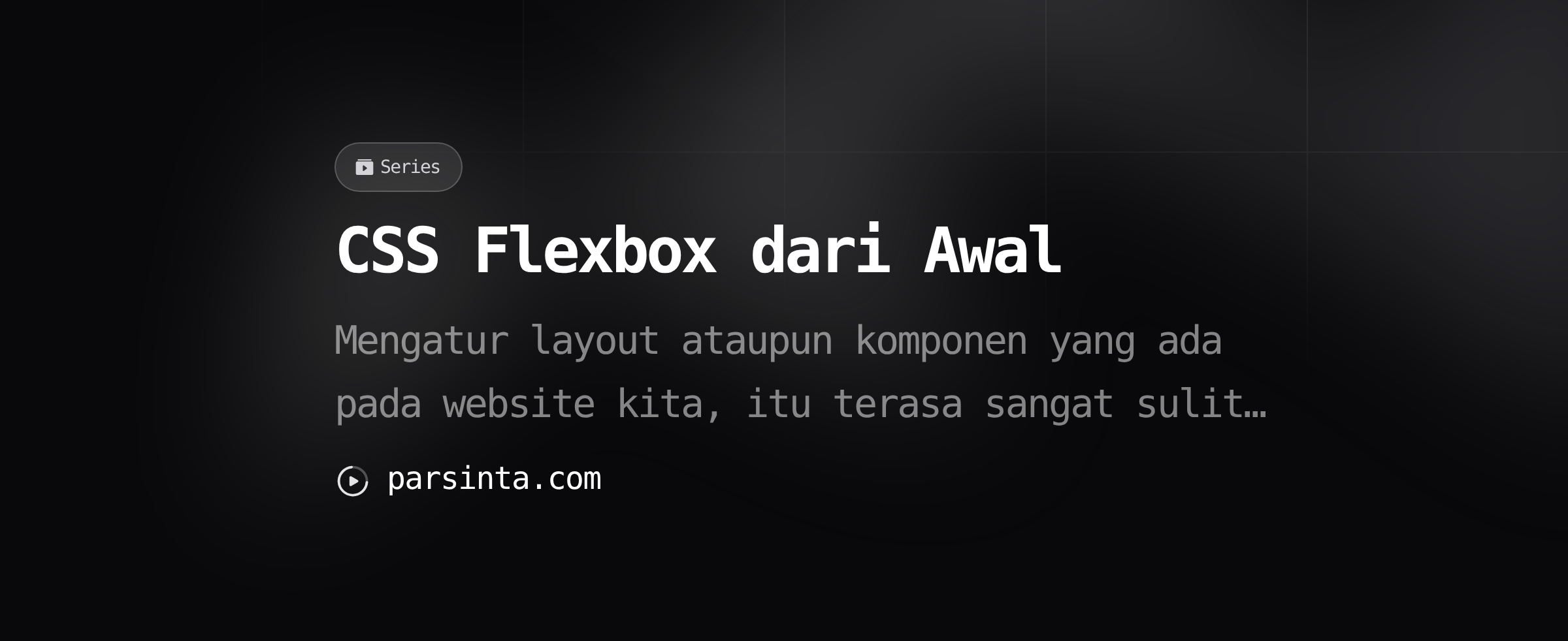 CSS Flexbox dari Awal