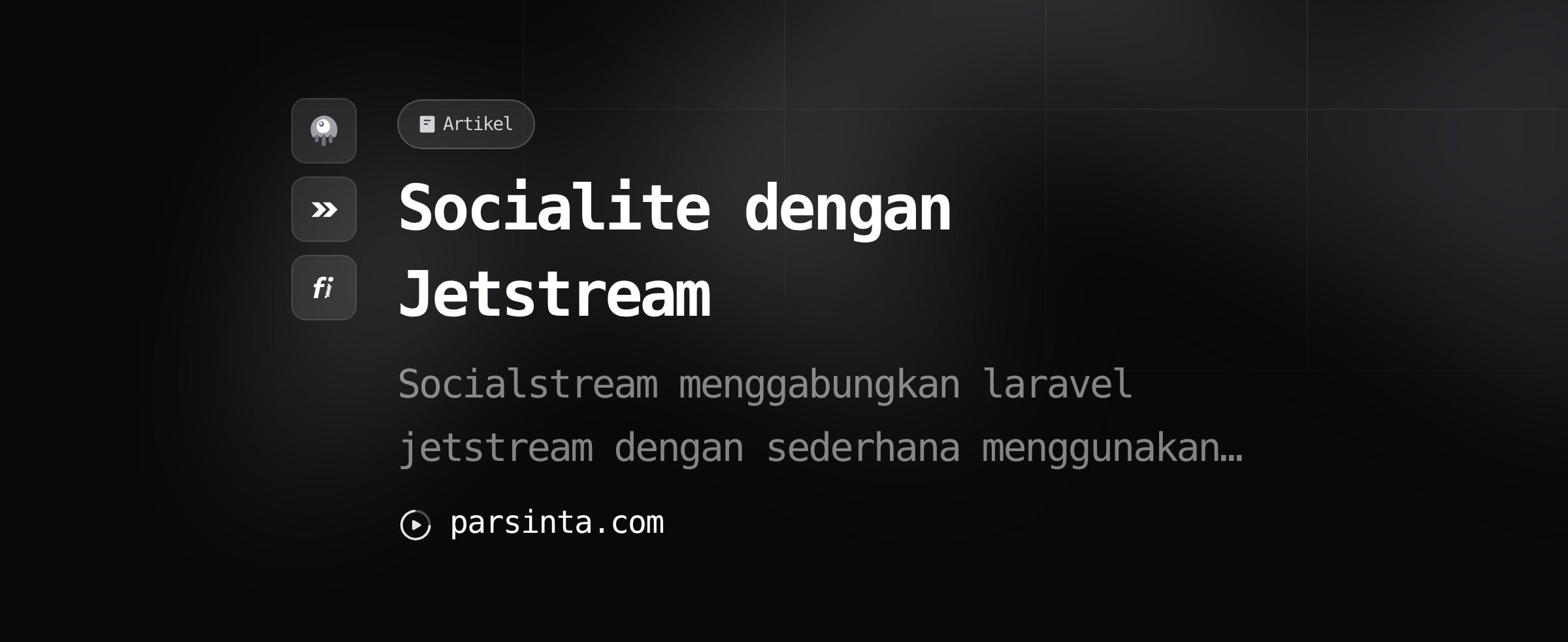 Socialstream: Laravel Socialite dengan Jetstream / Breeze