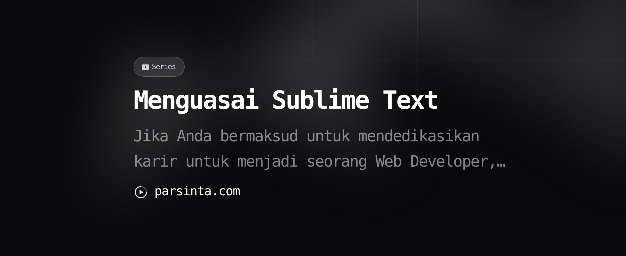 Menguasai Sublime Text
