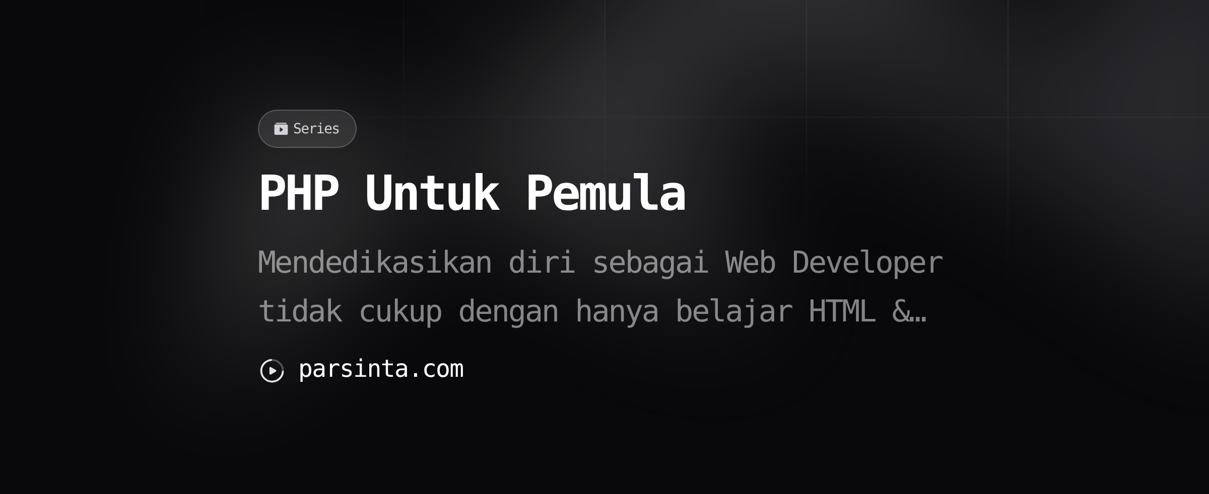 PHP Untuk Pemula
